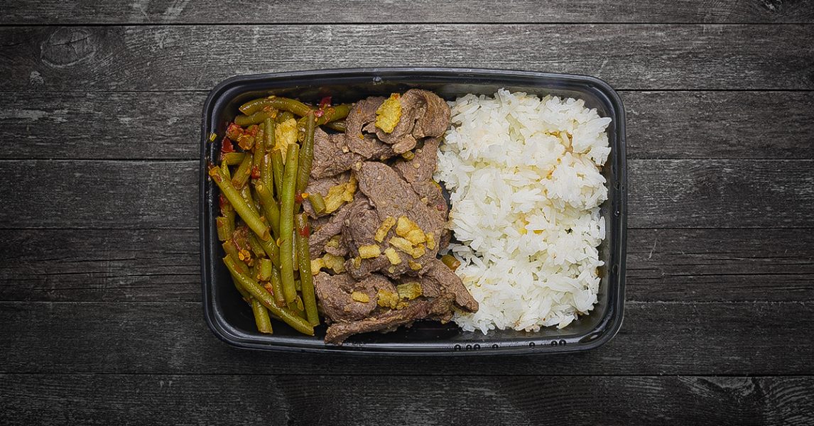 Beef Satay, Chili Green Beans, Jasmine Rice - Balanced Body Foods