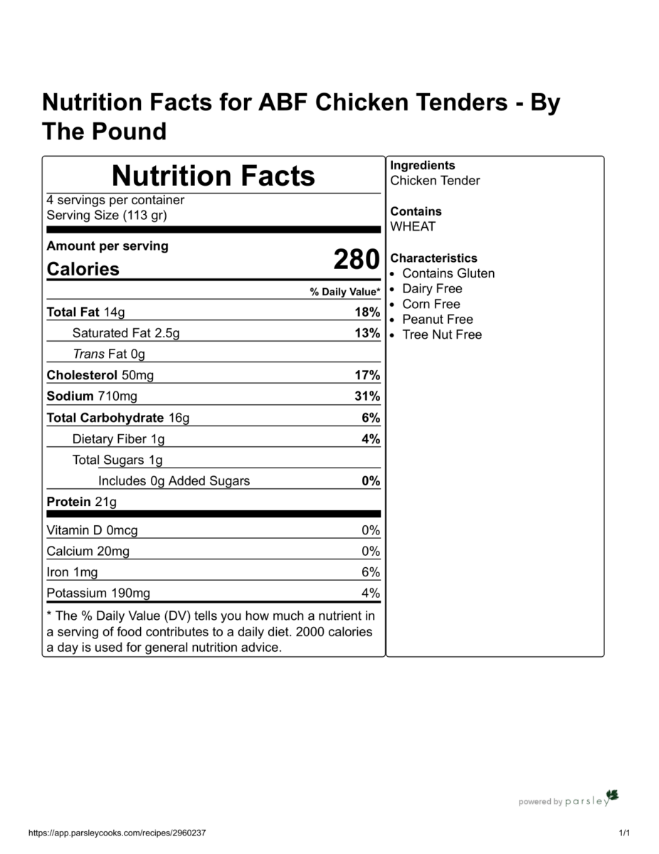 Naked ABF Chicken Tenders - By the Pound - Balanced Body Foods
