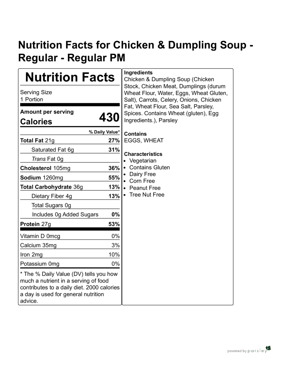 Chicken & Dumpling Soup - Balanced Body Foods