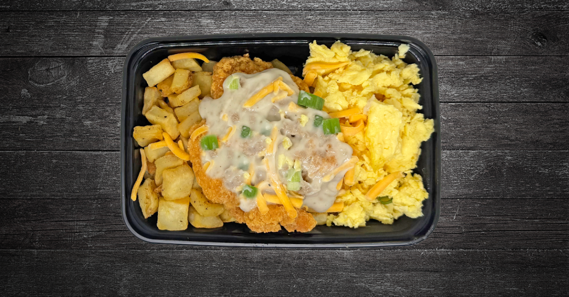 Country Fried Chicken Breakfast Scramble - Balanced Body Foods